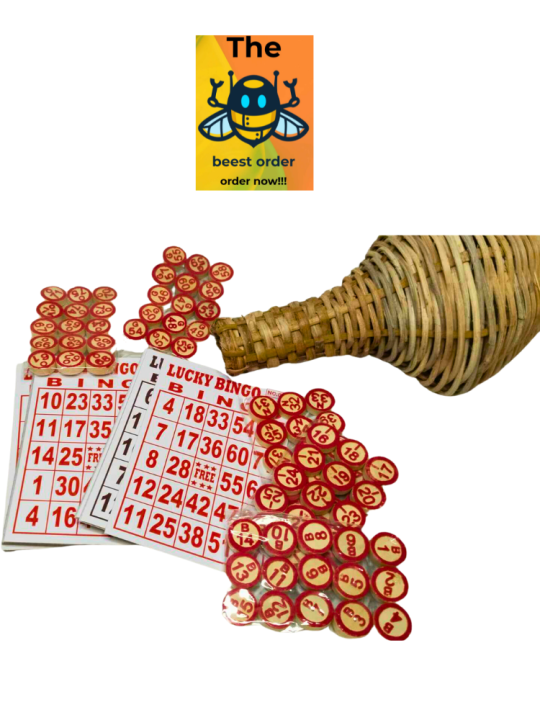 bingo set rattan kahoy bulilyo rattan bingohan kawayan | Lazada PH