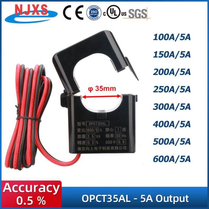 Split Core Current Transformer Suppliers Ac Clamp On Ct Opct35al 100a 200a 250a 300a 400a 600a