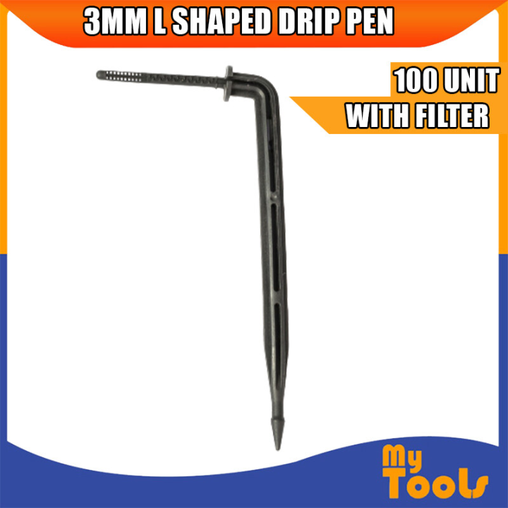 3mm L shaped Drip Pen with Filter x 100unit | Lazada