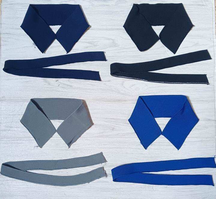 SET PLAIN COLLAR AND CUFFS RIBBING - RIB KNIT COTTON FABRIC | Lazada PH