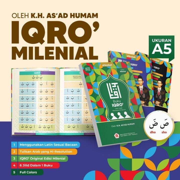 Buku Iqro Milenial A5 Softcover - K.H. As’Ad Humam | Lazada Indonesia