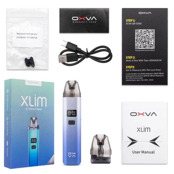 Promo！！![LEGIT] Oxva Xlim V2 900mAh W/ 3 months Warranty With NEW ...