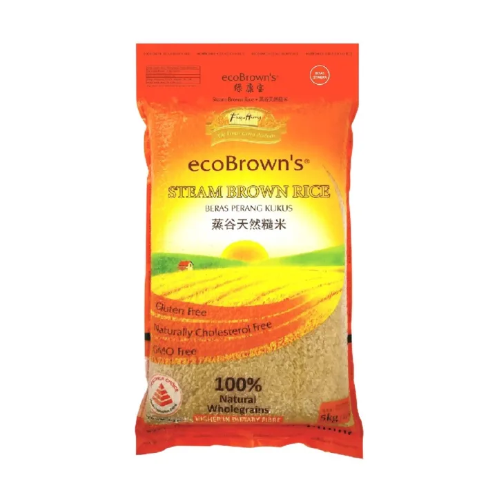 Ecobrown Steam Brown Rice (5kg) | Lazada