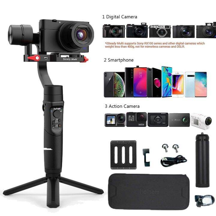 Hohem iSteady Multi 3-Axis Handheld Gimbal Stabilizer for Sony Compact ...