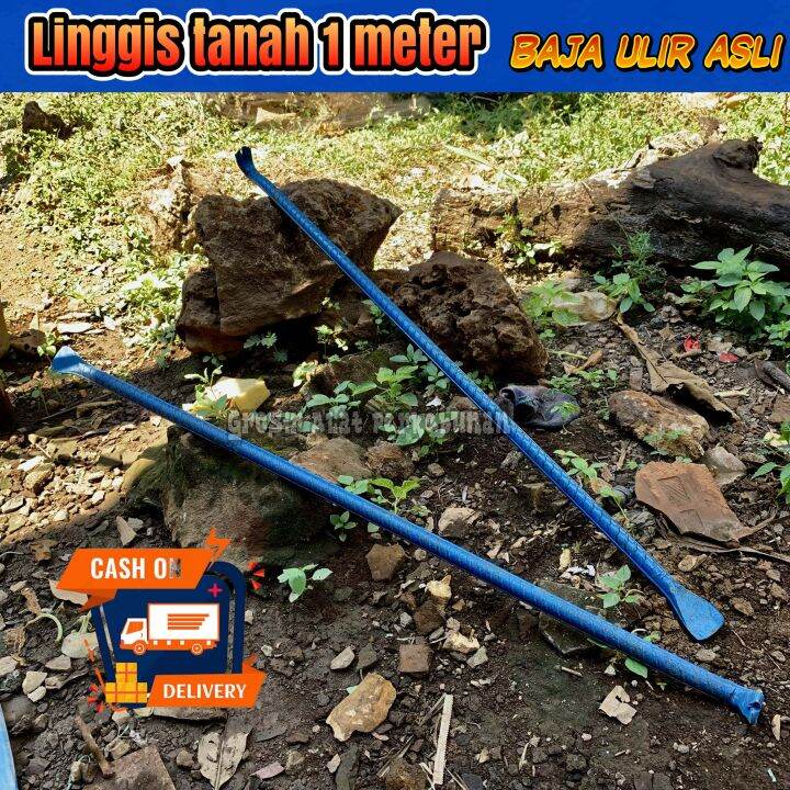 Linggis Panjang 100 cm - Linggis Baja Ulir Cokel Paku - Linggis Cabut ...