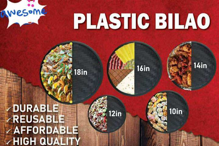 5pcs Plastic Bilao Black For Palabok Tray Lazada Ph
