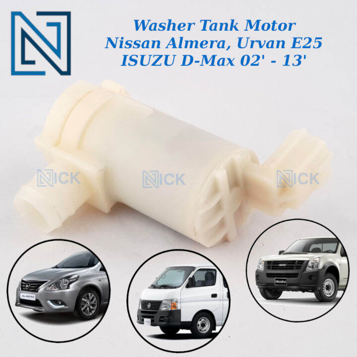 NISSAN ALMERA N17 URVAN E25 ISUZU D-Max Dmax 03' - 12' Wiper Tank Motor ...