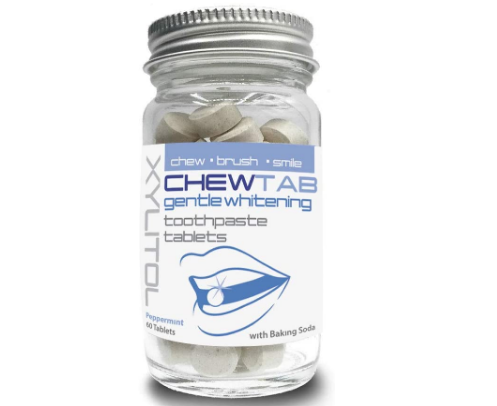 Chewtab Gentle Whitening Toothpaste Tablets with Baking Soda, Zero ...