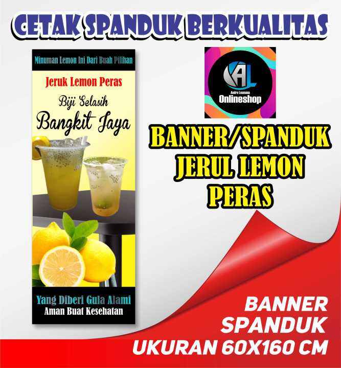 Banner, Spanduk Jeruk Lemon Peras | Lazada Indonesia