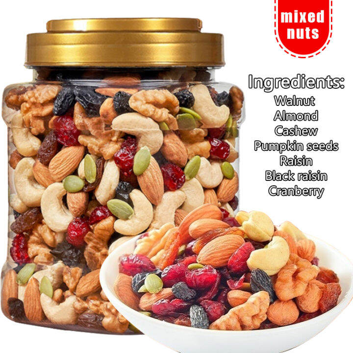 Healthy Dry Fruit and Mixed Nuts Combo Pack for Snack and Salad Topping ...
