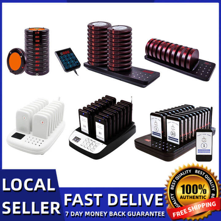 Yoqu Beeper Pager Wireless Calling System Restaurant Pager Restaurant ...