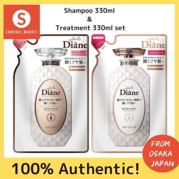 Moist Diane Shampoo Perfect Beauty Extra Shine Refill 330ml & Diane ...