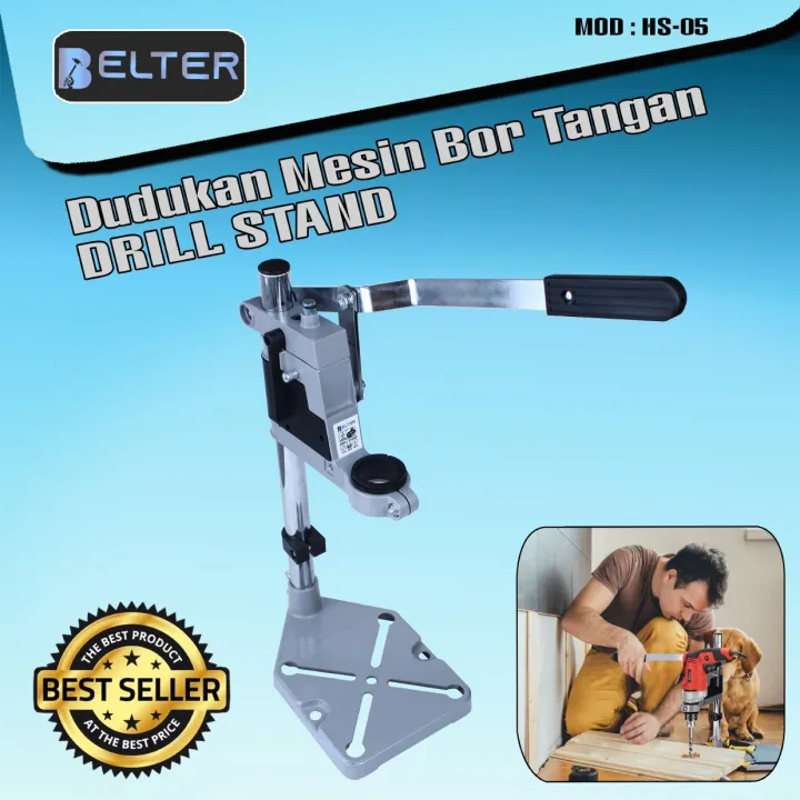 Drill stand Dudukan Mesin Bor Tangan Menjadi Bor duduk drill stand bor | Lazada Indonesia