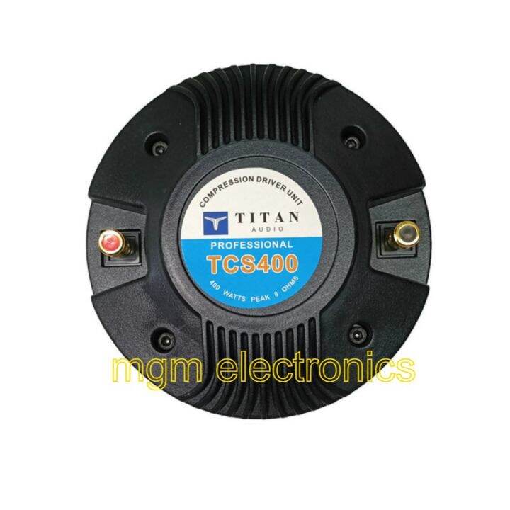 Compression Driver Unit Titanium TCS400 Titan Audio Tweeter 400 watts ... Compression Driver Unit Titanium TCS400 Titan Audio Tweeter 400 watts ...