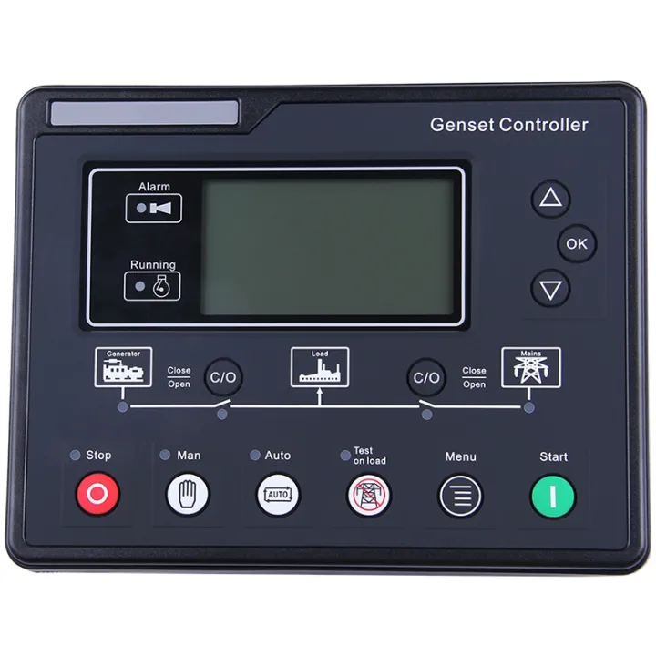 SL6120U AMF Generator Set Controller LCD Automatic Start Genset Ats ...