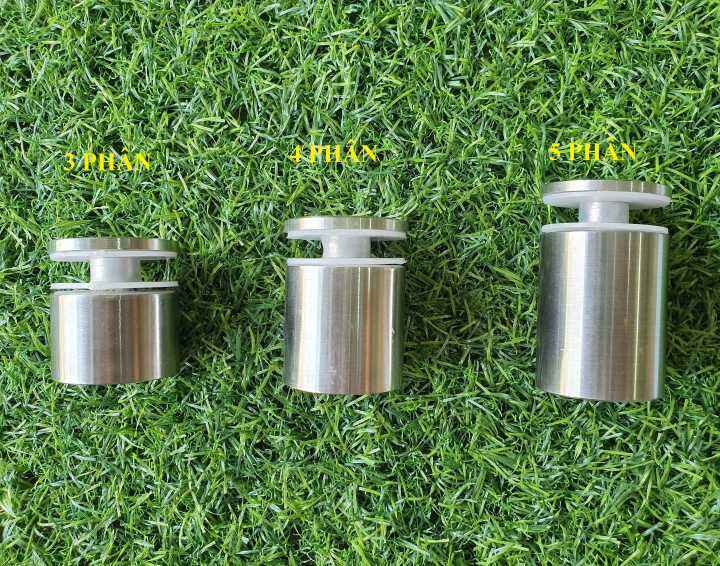 Ốc đặc phi 38 mm dùng bắt kính cường lực cho cầu thang (ren trong 8 ly ...