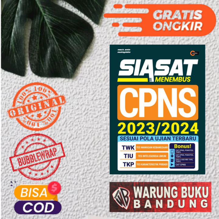 BUKU SIASAT MENEMBUS CPNS TAHUN 2024 | Lazada Indonesia