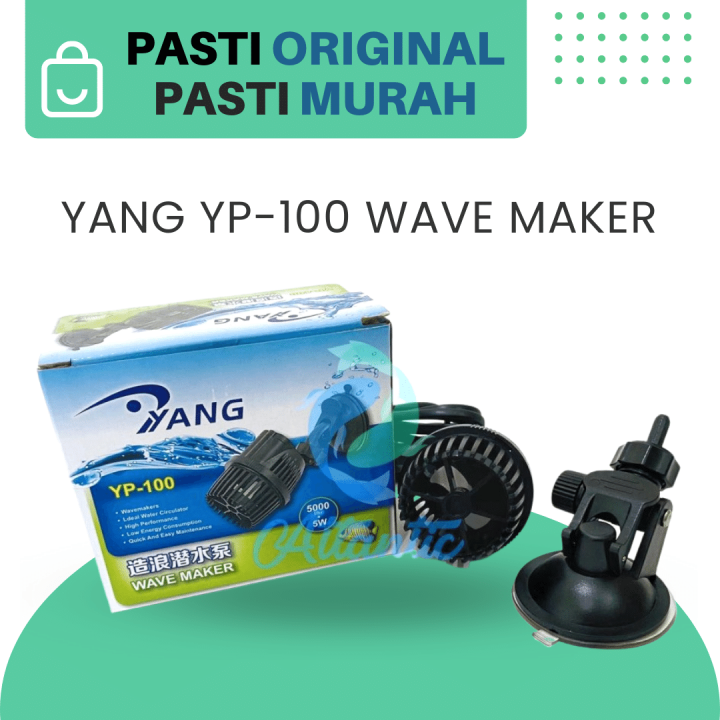 Yang YP 100 Mesin Pembuat Gelombang Ombak Aquarium Aquascape Akuarium Ikan Wave Maker | Lazada ...
