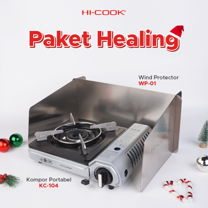 Paket Healing - Kompor Portable KC-104 + Wind Protector WP-01 | Lazada Indonesia