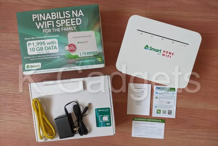 MODEL: BOOTSEVEN R291 -- SMARTBRO HOME PREPAID WIFI (CAT 6) - FREE 10 ...