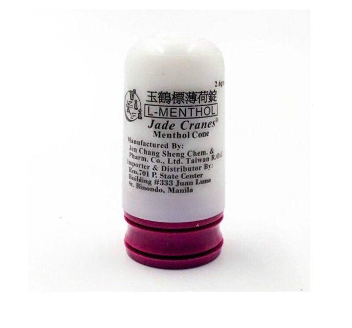 L-Menthol Jade Cranes Counter Irritant Stick (2.6g) | Lazada PH