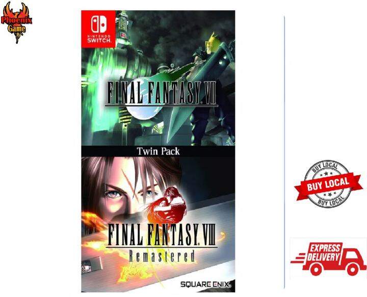 Nintendo Switch Final Fantasy VII & Final Fantasy VIII Twin Pack (Brand ...