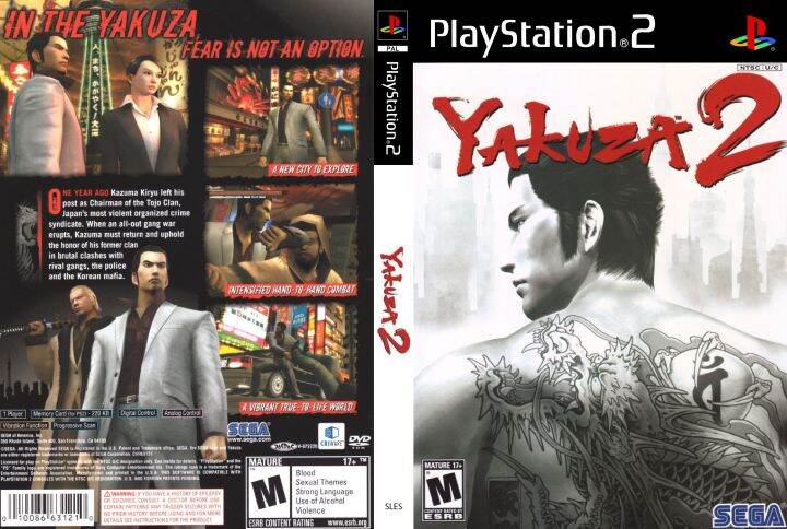 PS2 YAKUZA 2 (2 disc)(Dvd Game) | Lazada
