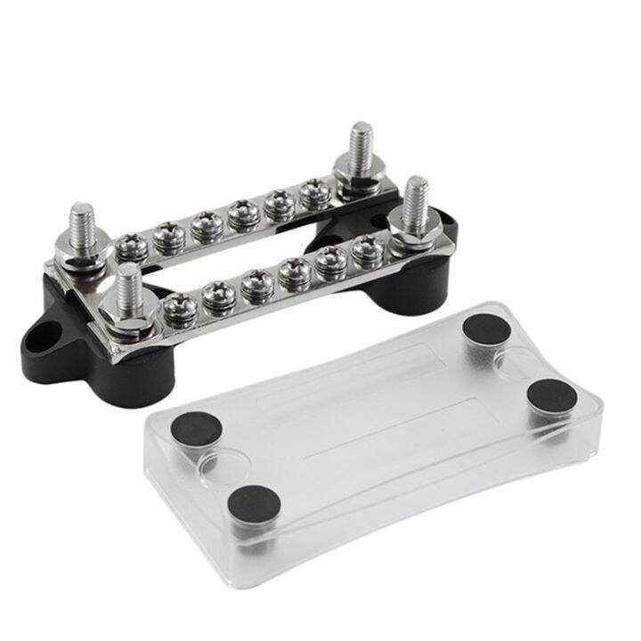 Terminal Dual Row Bus Bar & Cover for Car Boat Marine Caravan RV Power ...