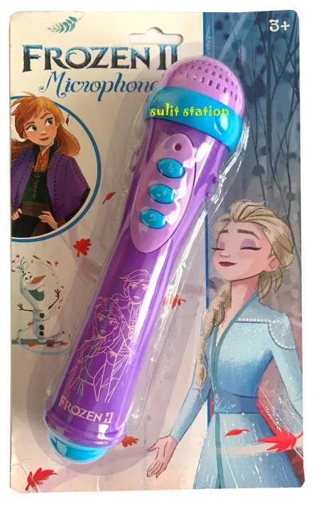 FROZEN ELSA ANNA ANA LIGHTED MUSICAL MIC MICROPHONE TOYS | Lazada PH