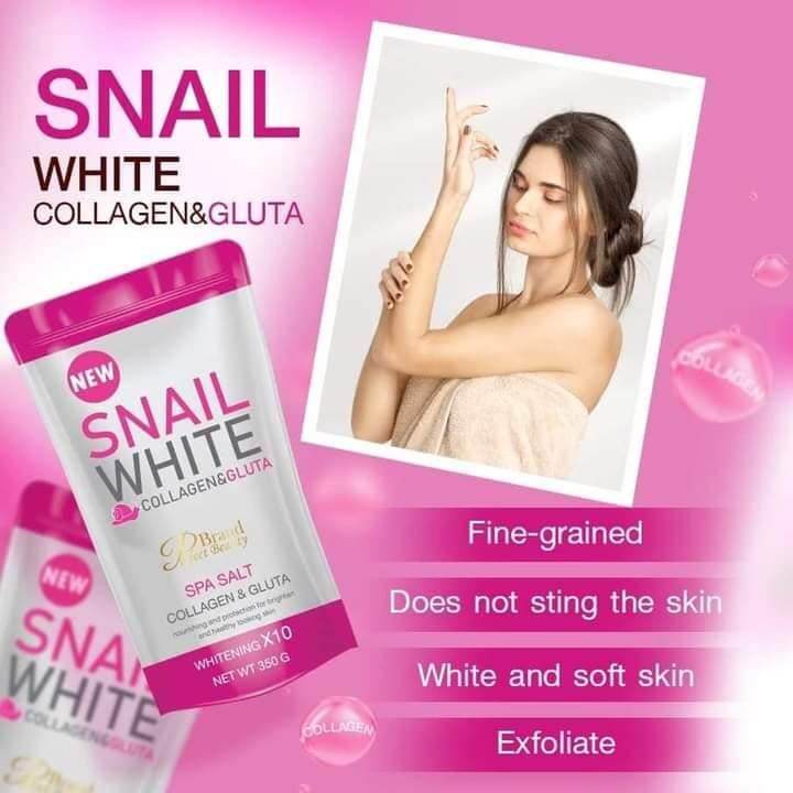 Snail White Spa Salt with Collagen and Glutathione | Lazada PH