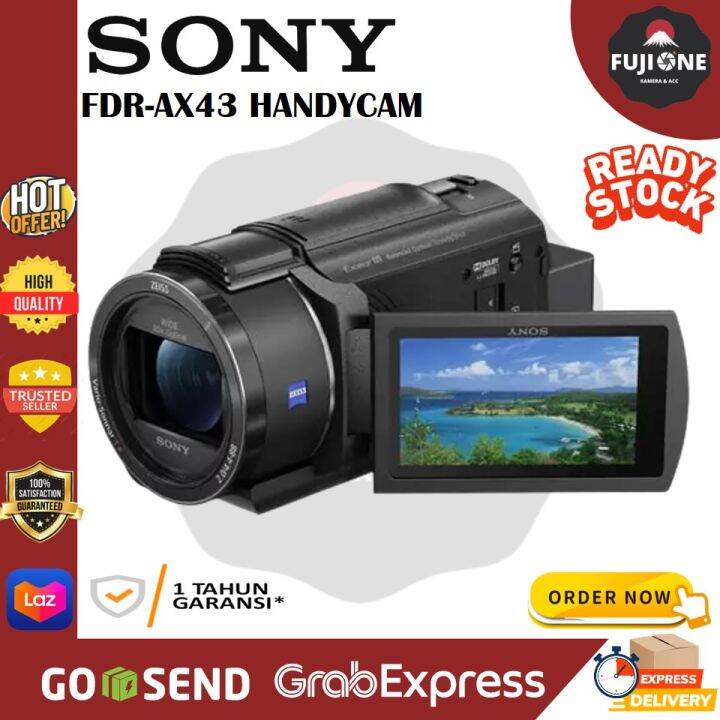 Sony FDR-AX43 UHD 4K Handycam Camcorder - Garansi Resmi | Lazada Indonesia