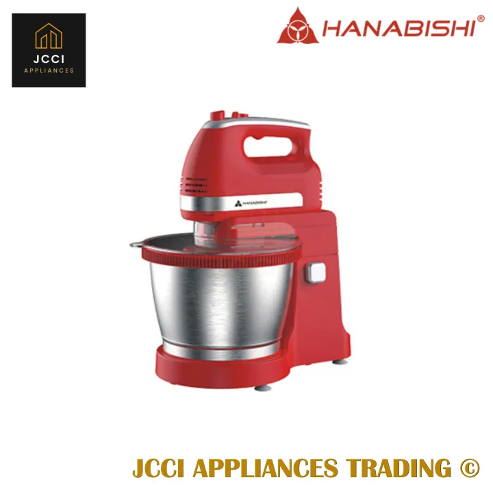 Hanabishi Stand Mixer - with Self-Rotating Stainless 3.5 Liters Bowl -5 ...