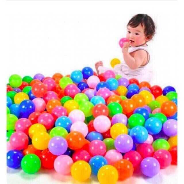 UCORP 100Pcs Colorful Ball Ocean Balls Soft Plastic Ocean Ball Baby Kid ...