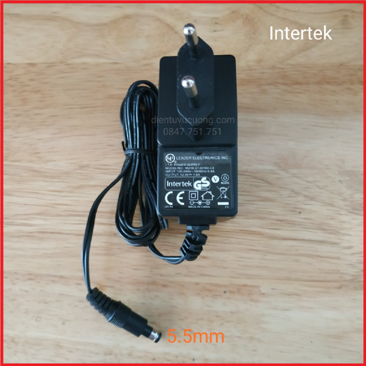 Nguồn Adapter Intertek 12V/ 1.5A ( Chính Hãng ) | Lazada.vn