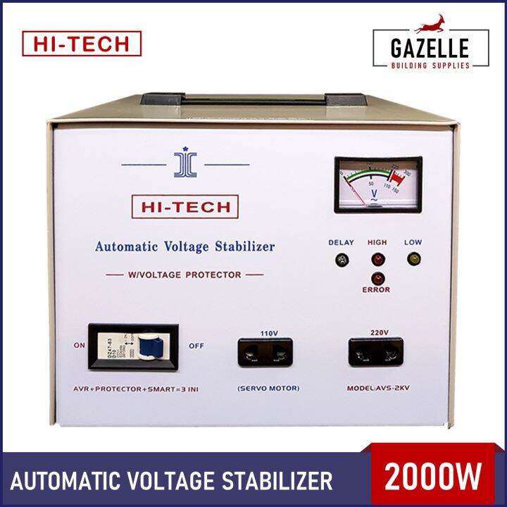 Hi-Tech 2000W AVR Automatic Voltage Regulator Stabilizer Servo Motor ...