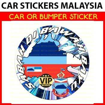 Lorry Sticker BIG - BUMPER Sticker - Team Sabah CSM | Lazada