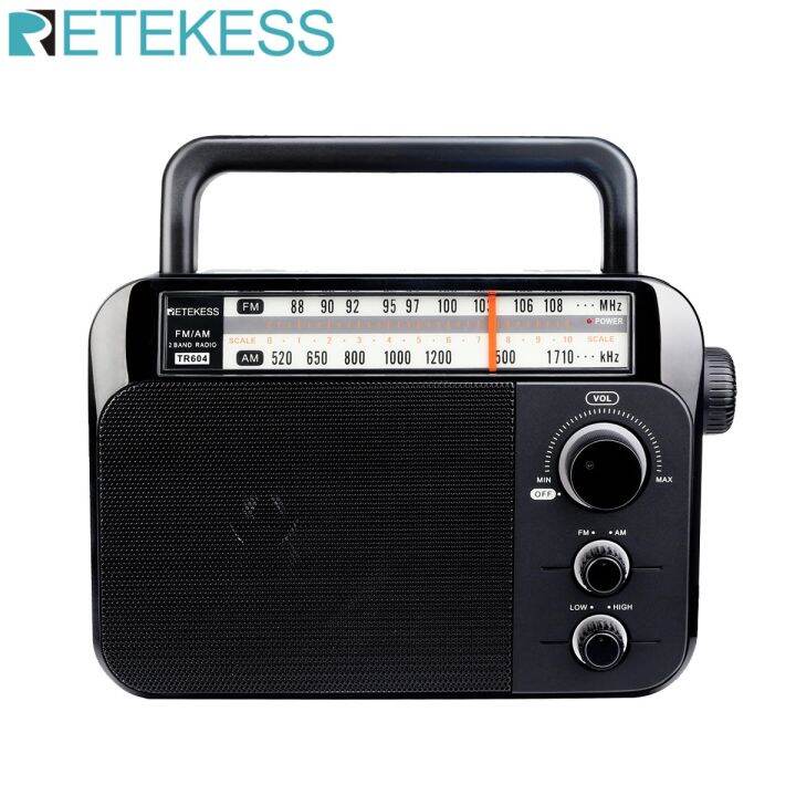 Retekess TR604 AM FM Radio Portable Plug In Radio Transistor Powered By ...
