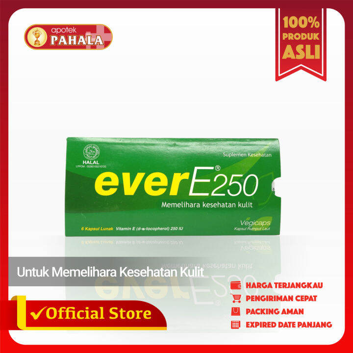 Ever E 250iu Kapsul Lunak | Memelihara Kesehatan Kulit | Lazada Indonesia