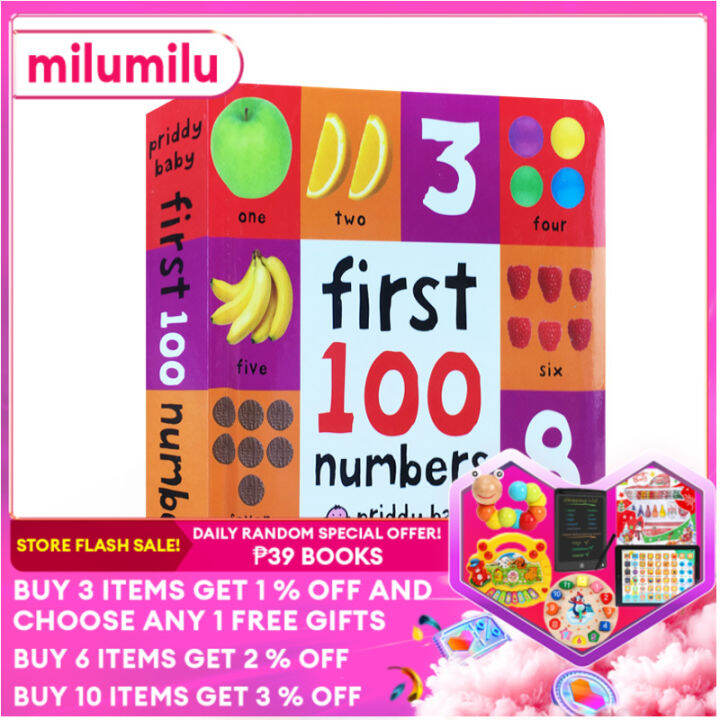milu Picture Book First 100 Numbers Board Book | Lazada PH