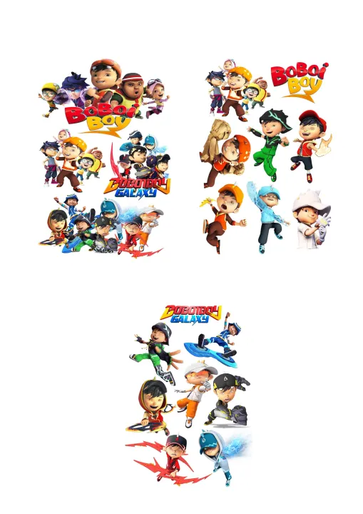 Sticker BOBOIBOY galaxy Size 8 cm | Lazada Indonesia
