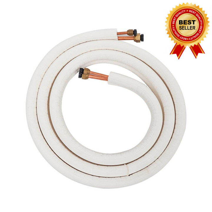 READY STOCK Aircond Copper Tube Twin 2/3Hun Double Set Pipe Insulated ...
