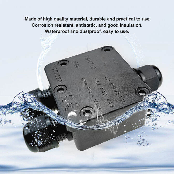 IP68 Waterproof Junction Box Tee Junction Box Y-shaped Glue Cable ...