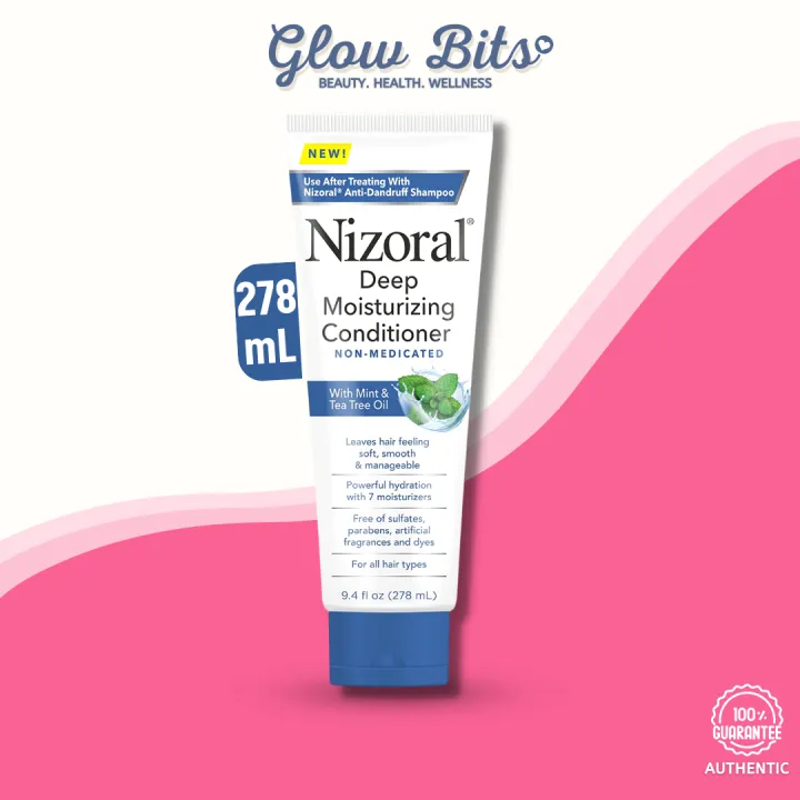 Nizoral Deep Moisturizing Conditioner with Mint & Tea Tree Oil, 278 mL ...