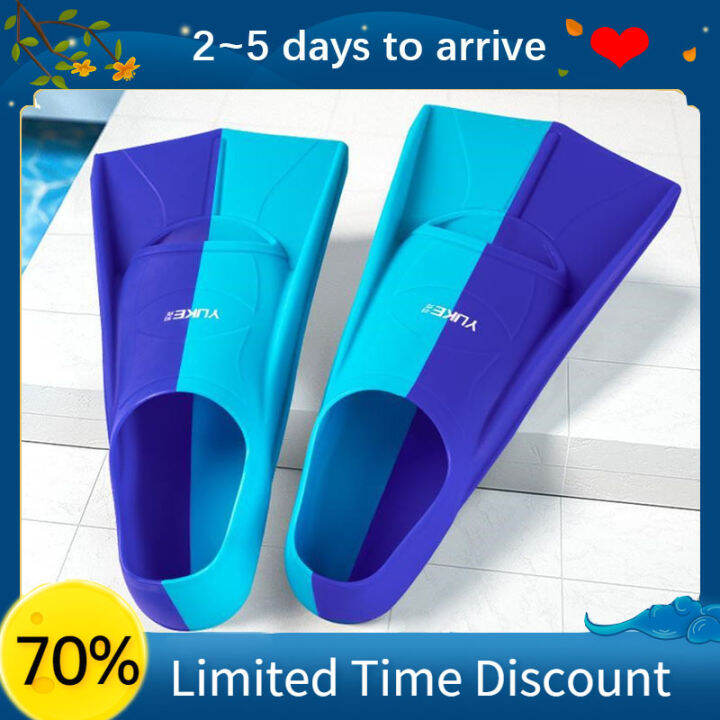 Swimming Fins Silicone Short Fins For Adult Children Professional ...