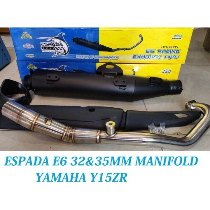 Espada Racing Exhaust Ekzos Pipe LC135 Y15 RSX RS150 E4 E5 V5 E6 E7 Maniful 28mm 30mm 32mm 35mm ...