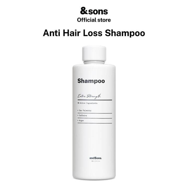 andSons Anti Hair Loss 5 Saw Palmetto Caffeine DHT Blocker Shampoo for ...