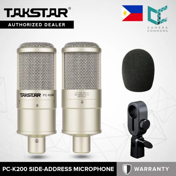 Takstar PC-K200 Condenser Recording Microphone for Professional Live ...