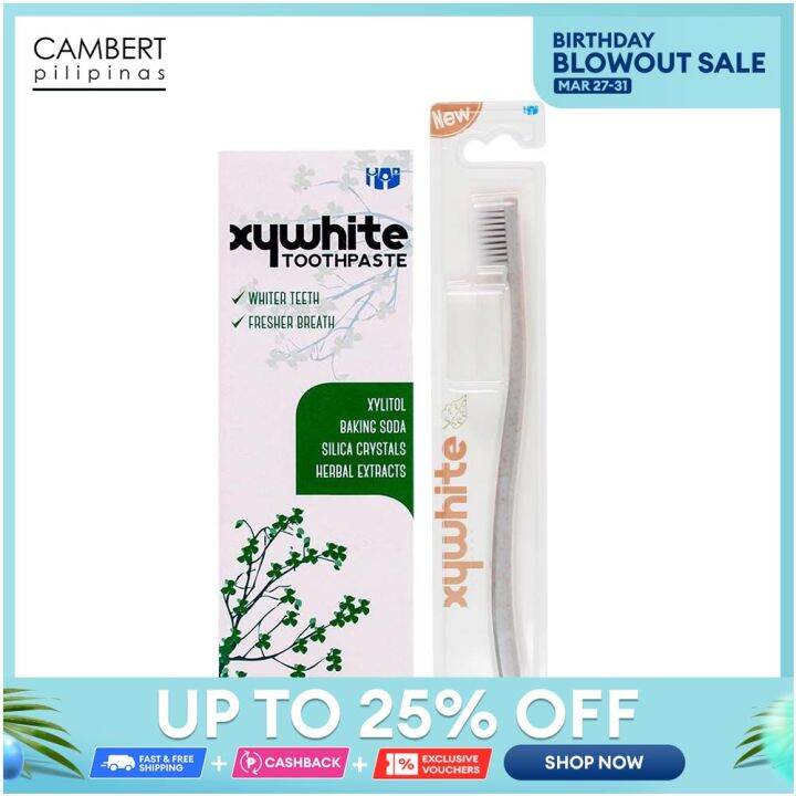 Xywhite Toothpaste with Toothbrush Grey - Pyodontyl, Sensodyne ...