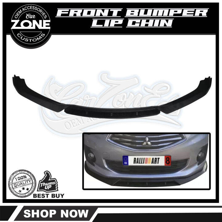 Kia Rio Sedan 2013-2021 Front Lip Chin Body Kit Double Blade / Double ...