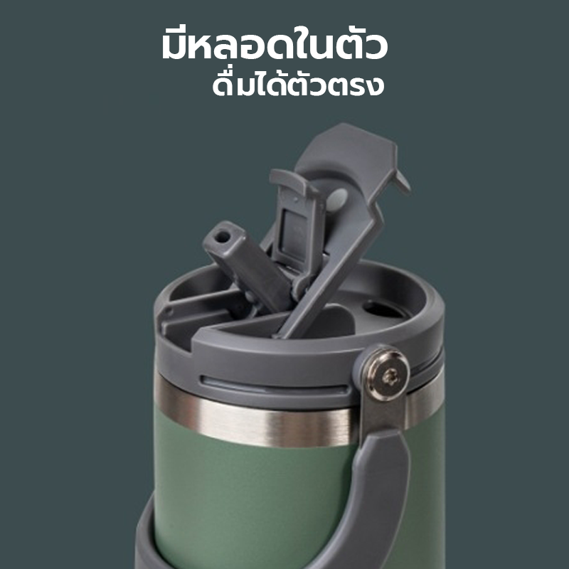 พร้อมส่ง! ส่งทุกวัน TYESOแท้ แก้วเก็บความเย็น ความร้อน อุณหภูมิ มีหู ...